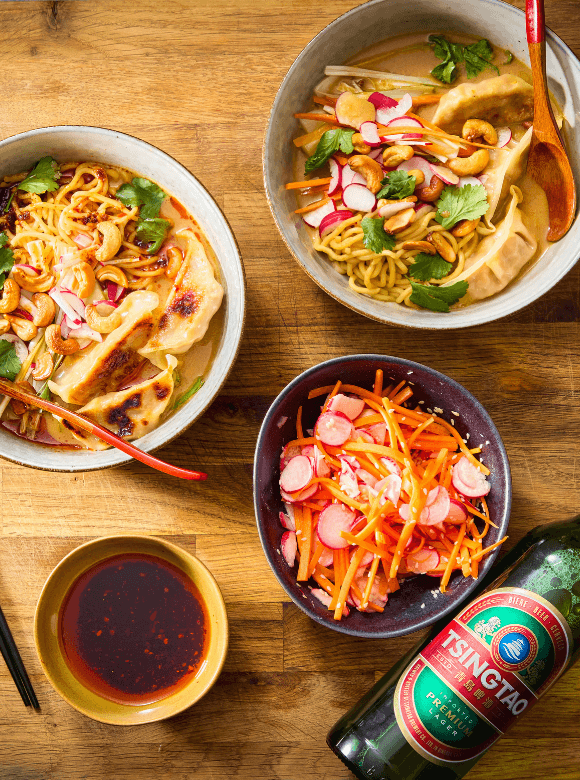 Chicken Gyoza Ramen Bowl – Chefs For Foodies